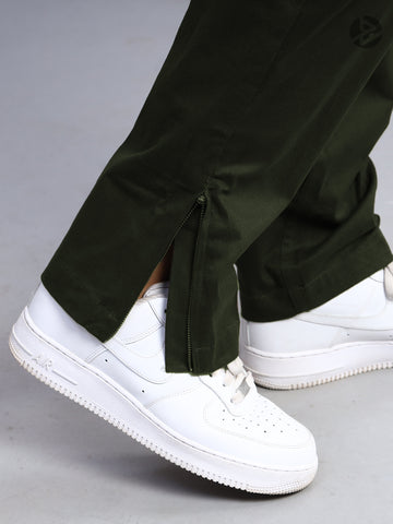 Drip Zipper Cargo Pants : Olive – Prespies